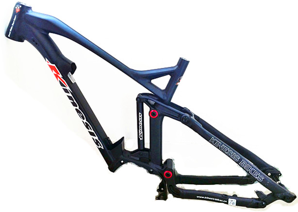 Lightweight Full Suspension Mountain Bike Frame 27.5 With Mid - Drive ...