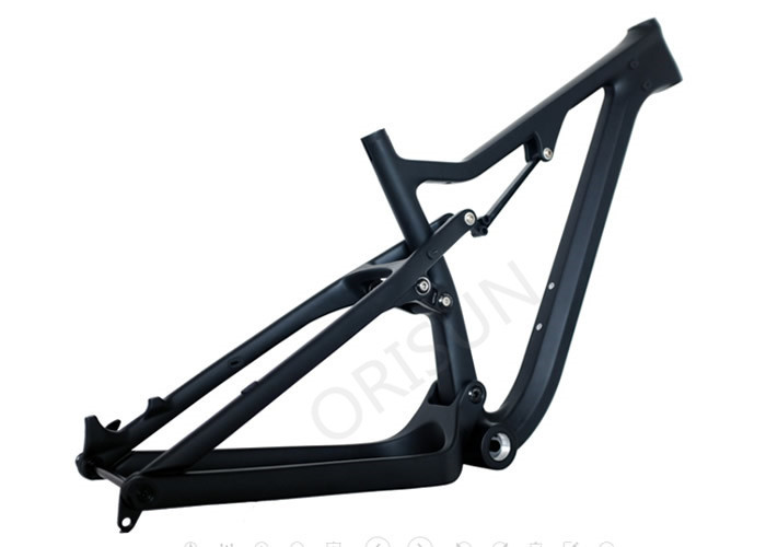 Carbon Fat Tire Frame , Lightweight Custom Bike Frames Internal Cable ...
