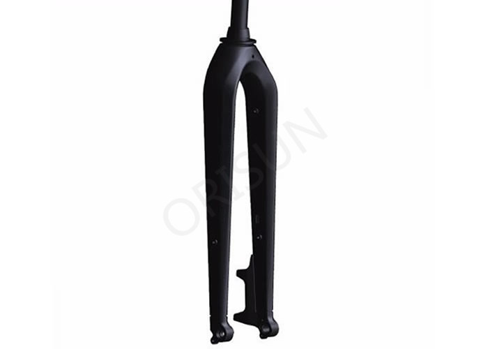Mtb Rigid Custom Bike Forks Aluminum Alloy Steerer 485mm Fork Length